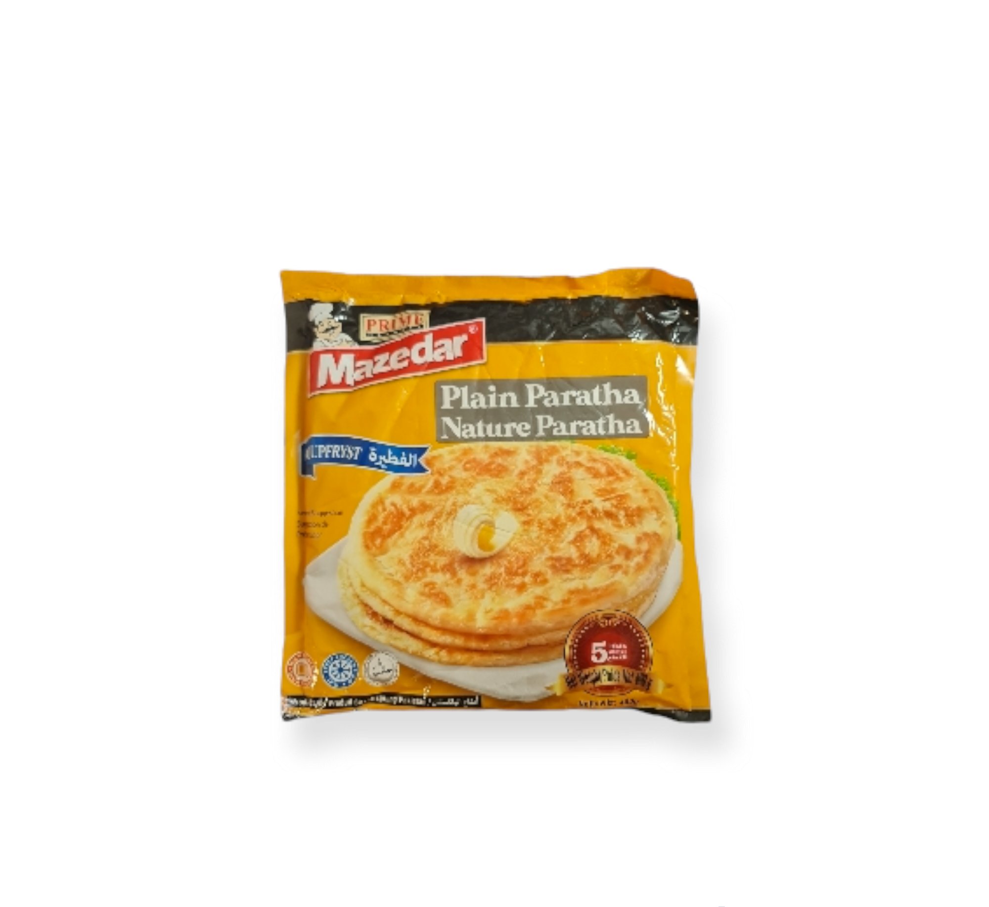 MAZEDAR PLAIN PARATHA 4X2400G(30ST) – Atiab Food AB